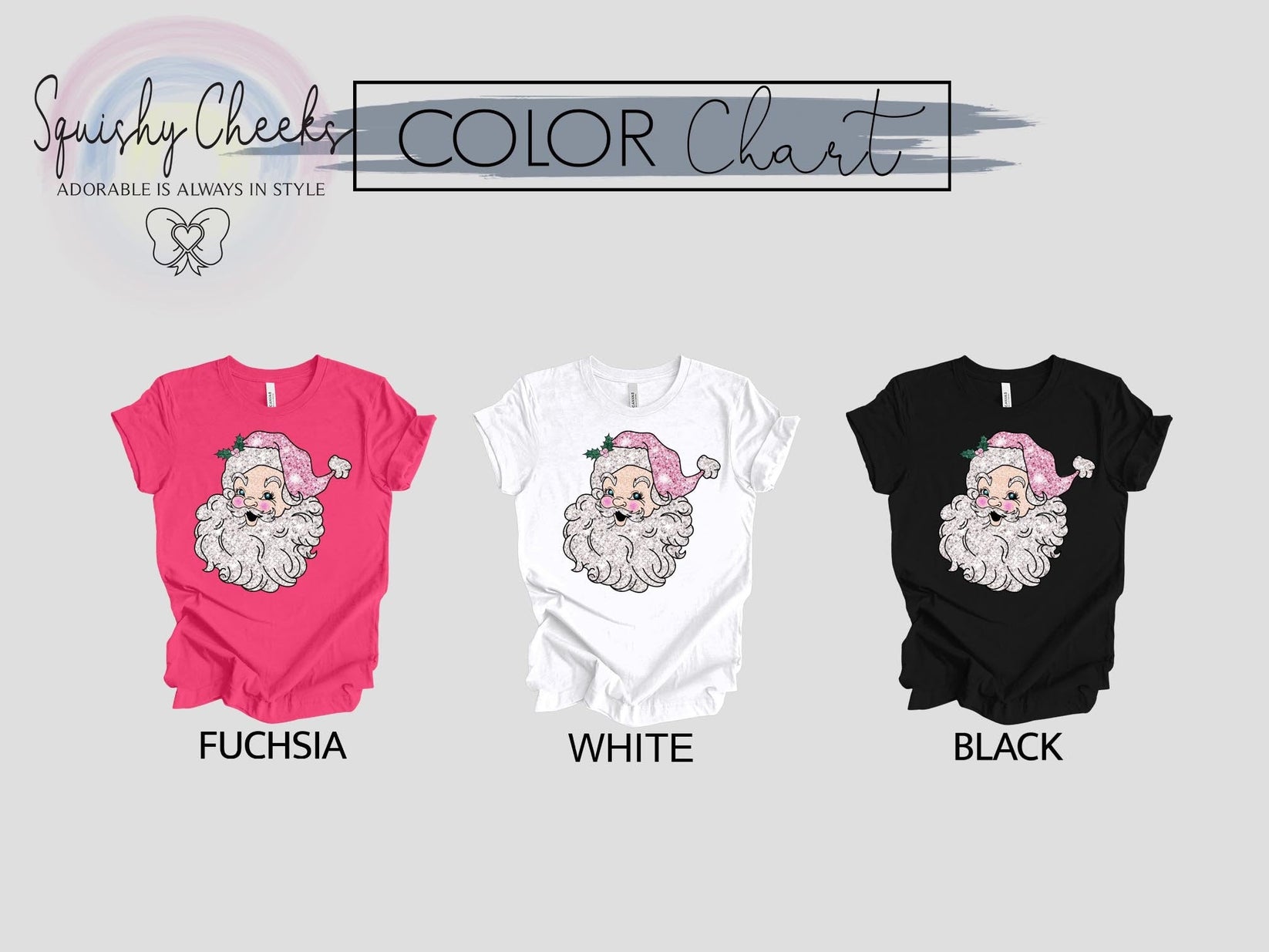 Woman's Retro Pink Santa Christmas Sweatshirt – Squishy Cheeks